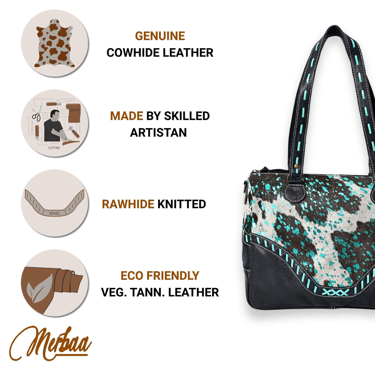 Turquoise Sprinkle Messenger Bag – Merbaa